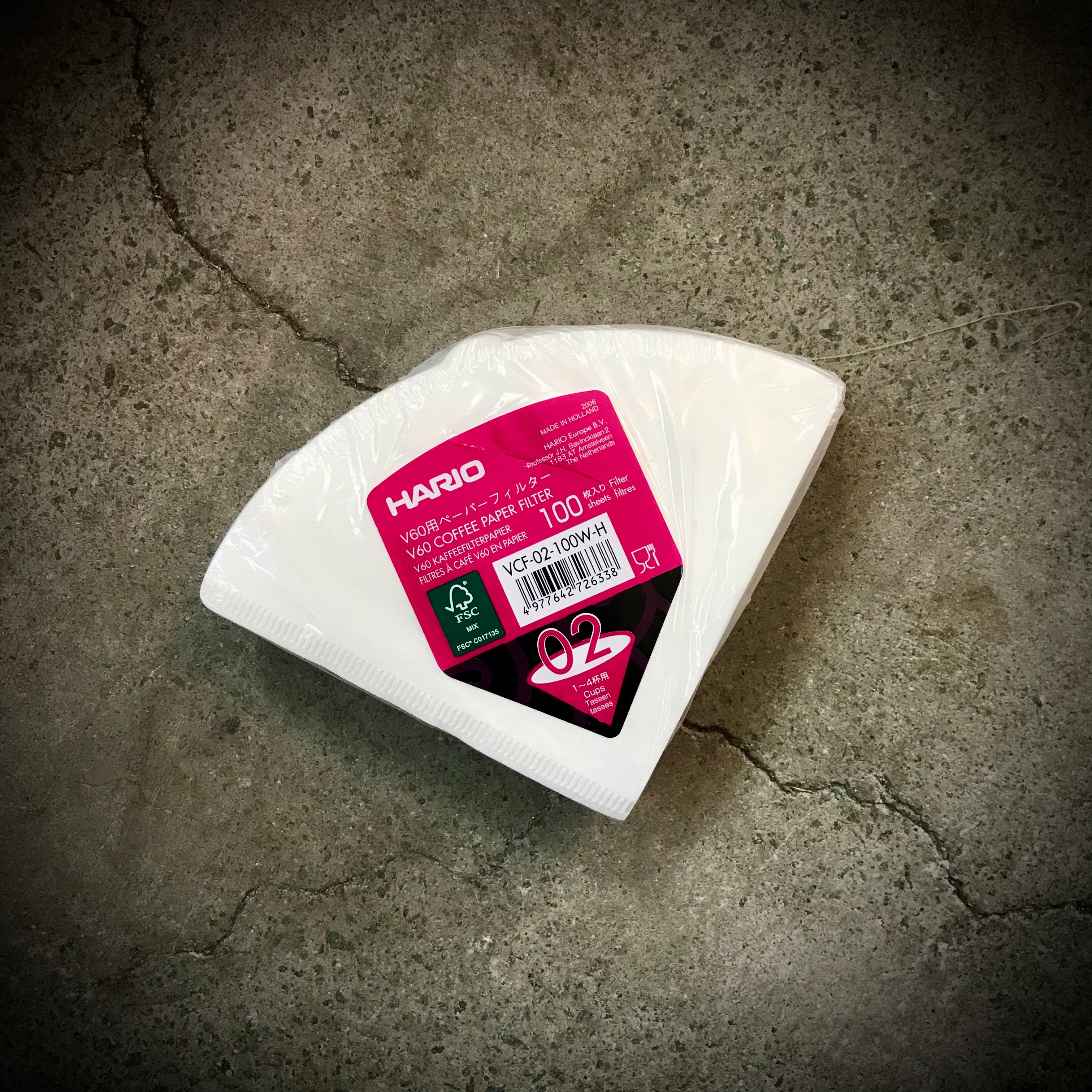 Hario V60 Coffee Paper Filter size 02 – Iron & Rose